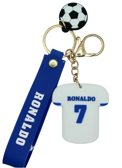 Ronaldo Soccer Ronaldo CR7 KeyChain Ring Gift for Boys/Men