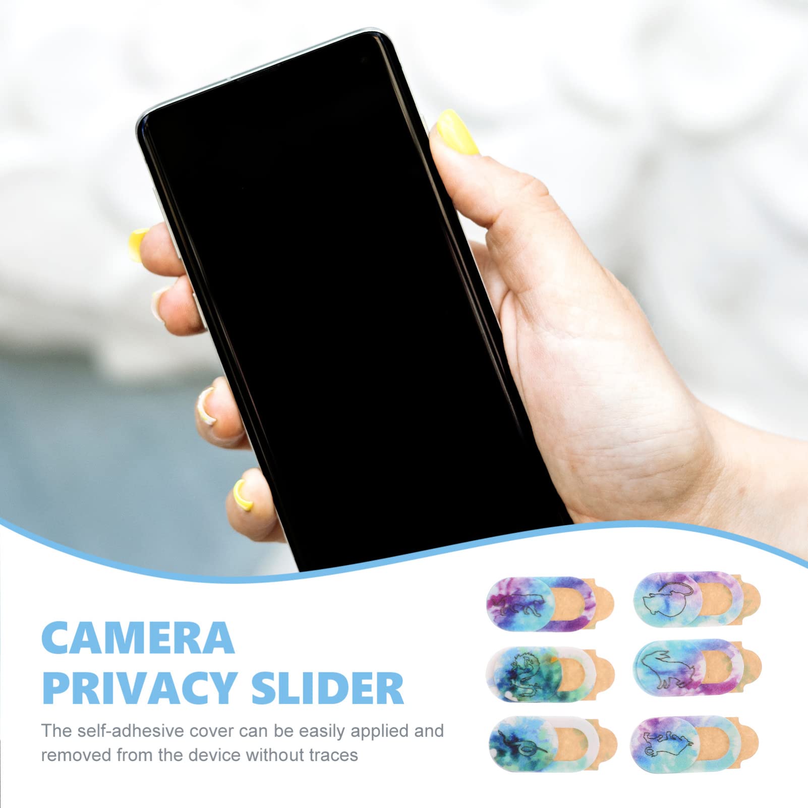 UKCOCO 6pcs Privacy Cover Webcam Covers Laptop Cover Slide - Cover Webcam Privacy Lens Protectors Laptop Covers Phone Shield Cover Slide Web Cover