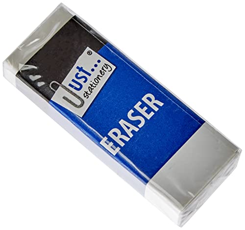 Just Stationery Eraser - White (Pack of 6)