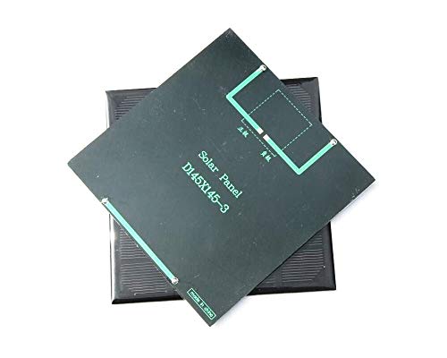 XINI INDUSTRIAL 5pcs 3w 6v 500ma 145x145mm Mini Monocrystalline Silicon Solar Panel Module DIY Polysilicon Solar Epoxy Cell Charger