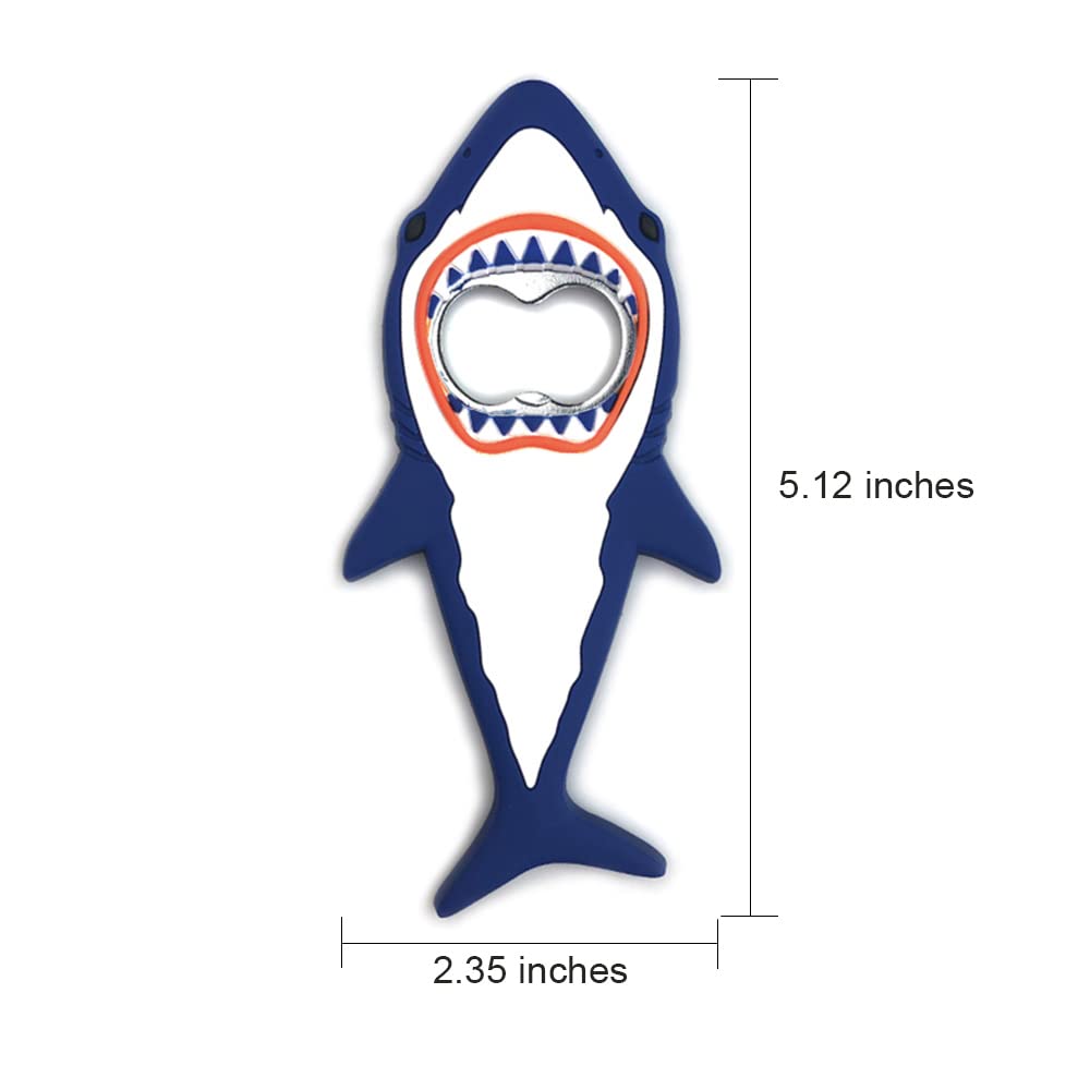 Shark Bottle Opener, Beer Bottle Opener Magnetic Bottle Opener for Dad Boyfriend Bartender