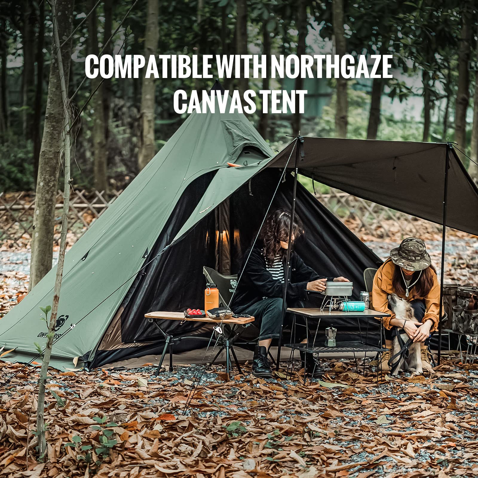 OneTigris Northgaze Hot Tent and Northgaze Full-Design Mesh Inner Tent Combo