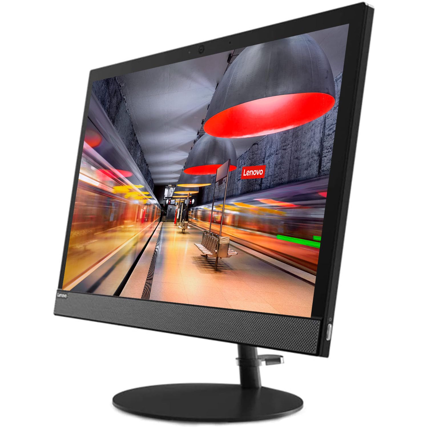 Lenovo V130 All-in-One Business Desktop, 19.5†HD+ Display AIO, 16GB RAM, 512GB PCIe SSD, Intel Dual-Core Processor, DVD-RW, Wi-Fi, Webcam, HDMI, Wired Keyboard & Mouse, Windows 11 Pro, Black