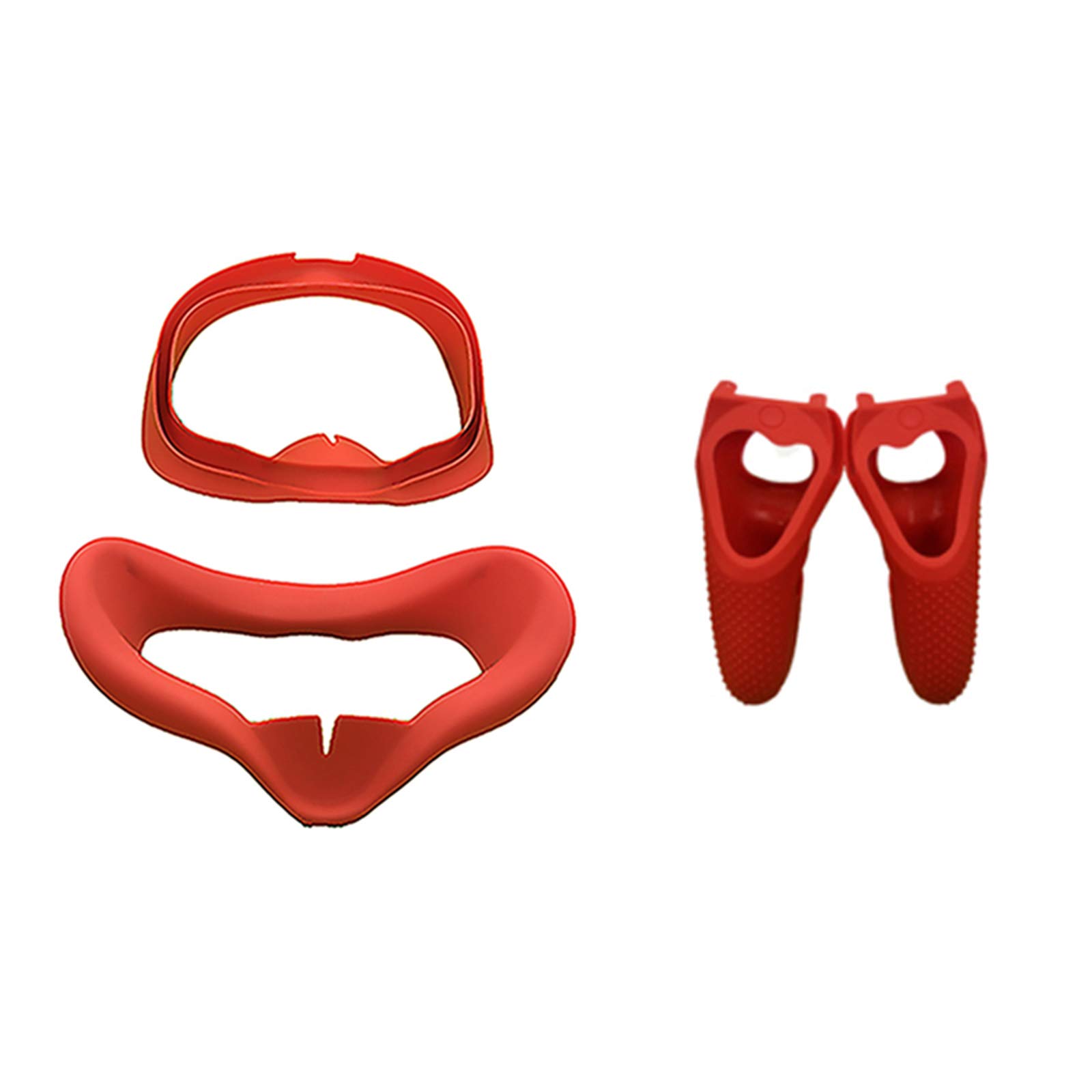 LICHIFIT Anti-Leakage Eye Cushion Cover Controller Handle Protective Case for Oculus Quest VR Headset and Controller Soft Sweat-Proof Silicone Accessories