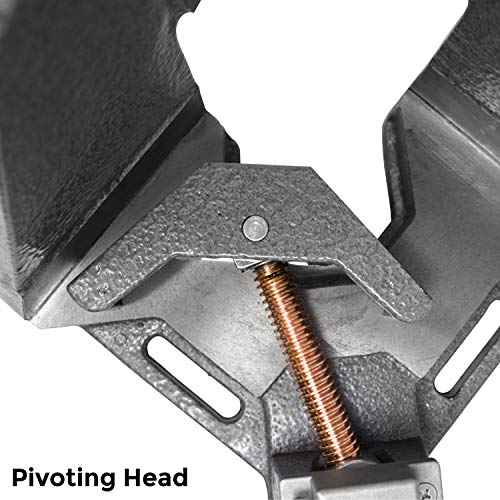 Strong Hand Tools WAC35-SW Strong Hand 3-Axis Fixture Vise with Quick Acting Screw, Two Stand-Offs, Swing Away Arm with 3.75" Miter Joint, 2.45" T-Clearance