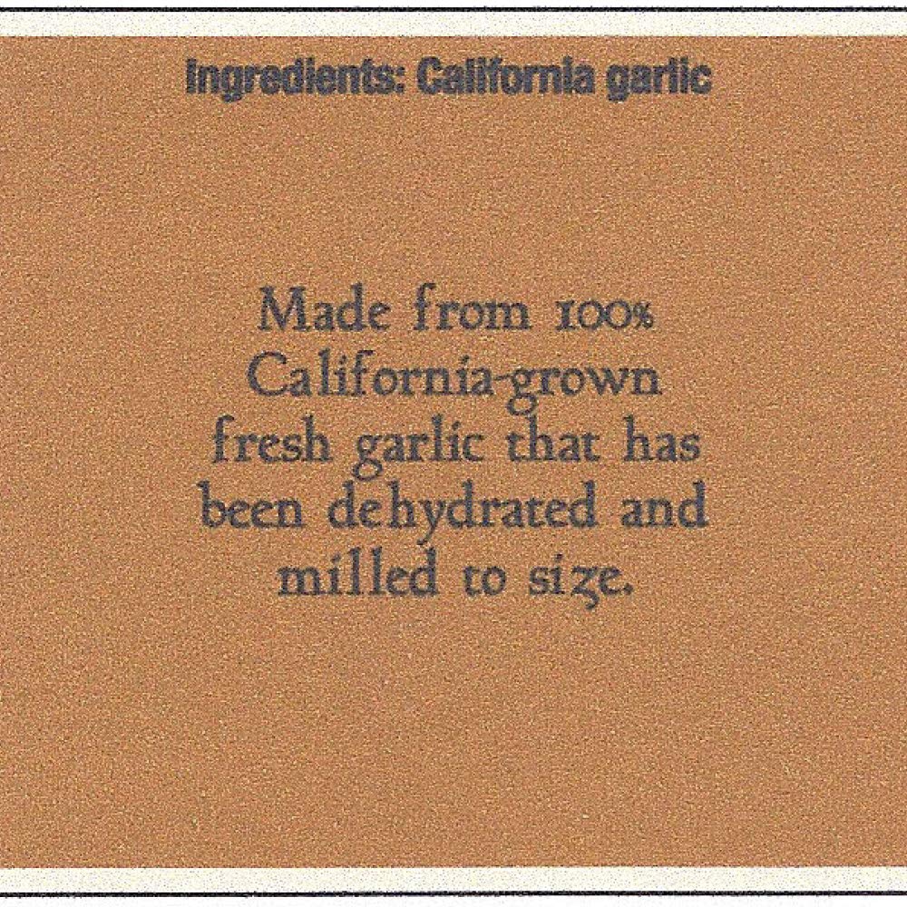 Olde Thompson 1400-18 Granulated Garlic 9.1 Oz