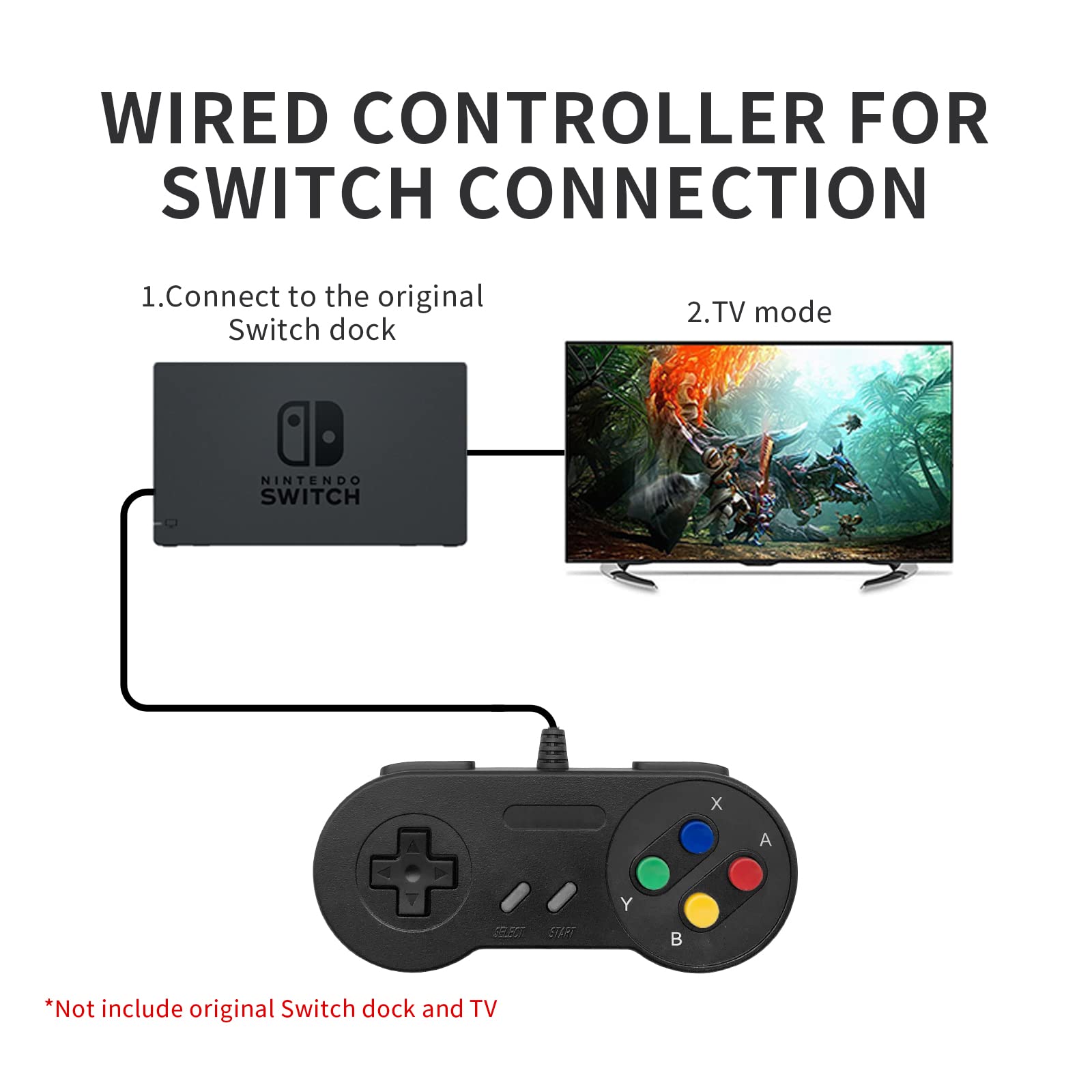 PC Controller Wired Gaming Controller Switch Controllers Classic Mini Controller for Simulator Games ,Usb Controller for PC Android Linux Raspberry Pi