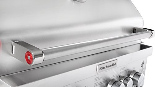 KitchenAid 740-0780 4-Burner Stainless Steel Built-In 61,000 BTU Propane Gas Island Grill w/ Rotisserie Burner