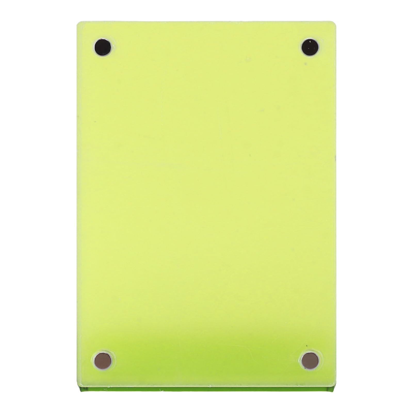 LJCM Slanted Back Photo Frame, Wide Application 3 Inch Multi Purpose Acrylic Self Standing Photo Frame L Shaped for Business Cards for Office (Orange)