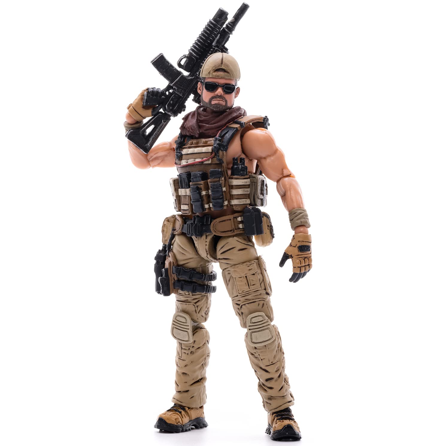 JOYTOY 1/18 Action Figures 4-Inch Mercenary Trio Collection Solider Figures Military Model Toys (Mercenary-Johnny)