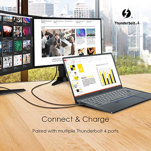 MSI Prestige 14 Evo Professional Laptop: 14" FHD Ultra-Thin Bezel Display, Intel Core i5-1135G7, Intel Iris Xe, 16GB RAM, 512GB NVMe SSD, Thunderbolt 4, Win10 Home, Intel Evo, Carbon Gray (A11M-221)