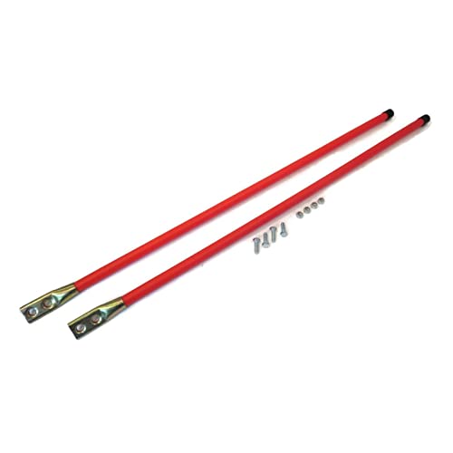 The ROP Shop | Pack of 3 - Set of 36-inch Orange, Snowplow Blade Guide Kit for JThomas Parts W-2036