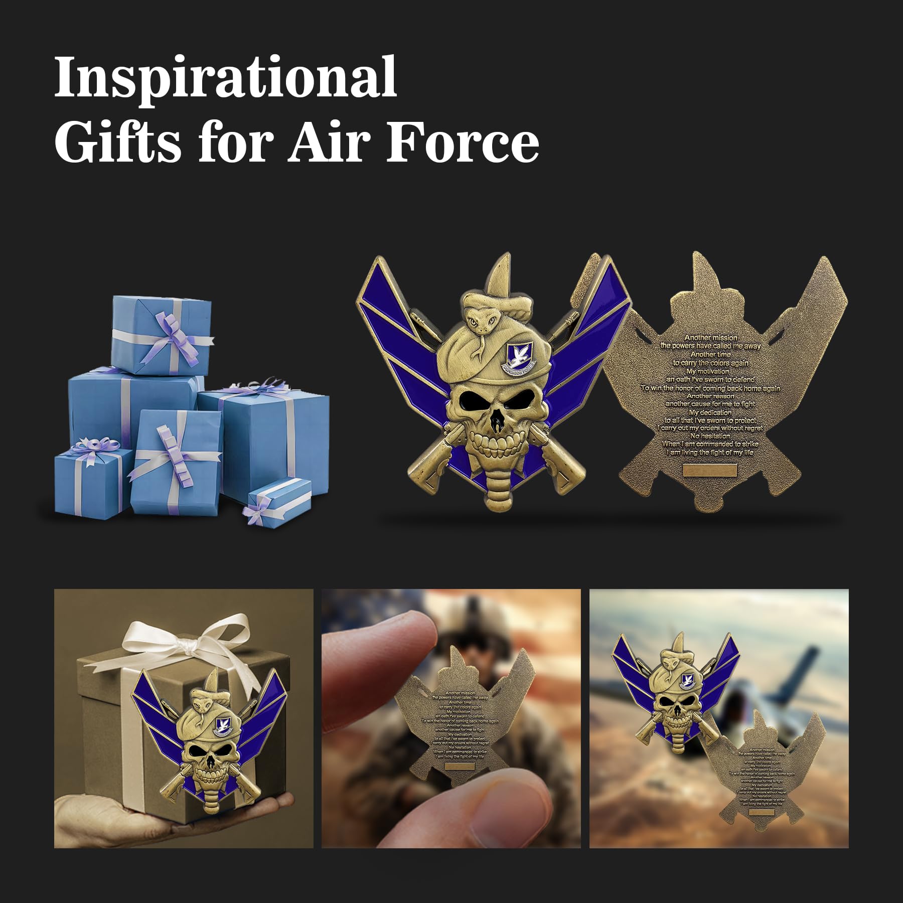 United States Air Force Defense Force Military Challenge Coins Veteran Collection Gift