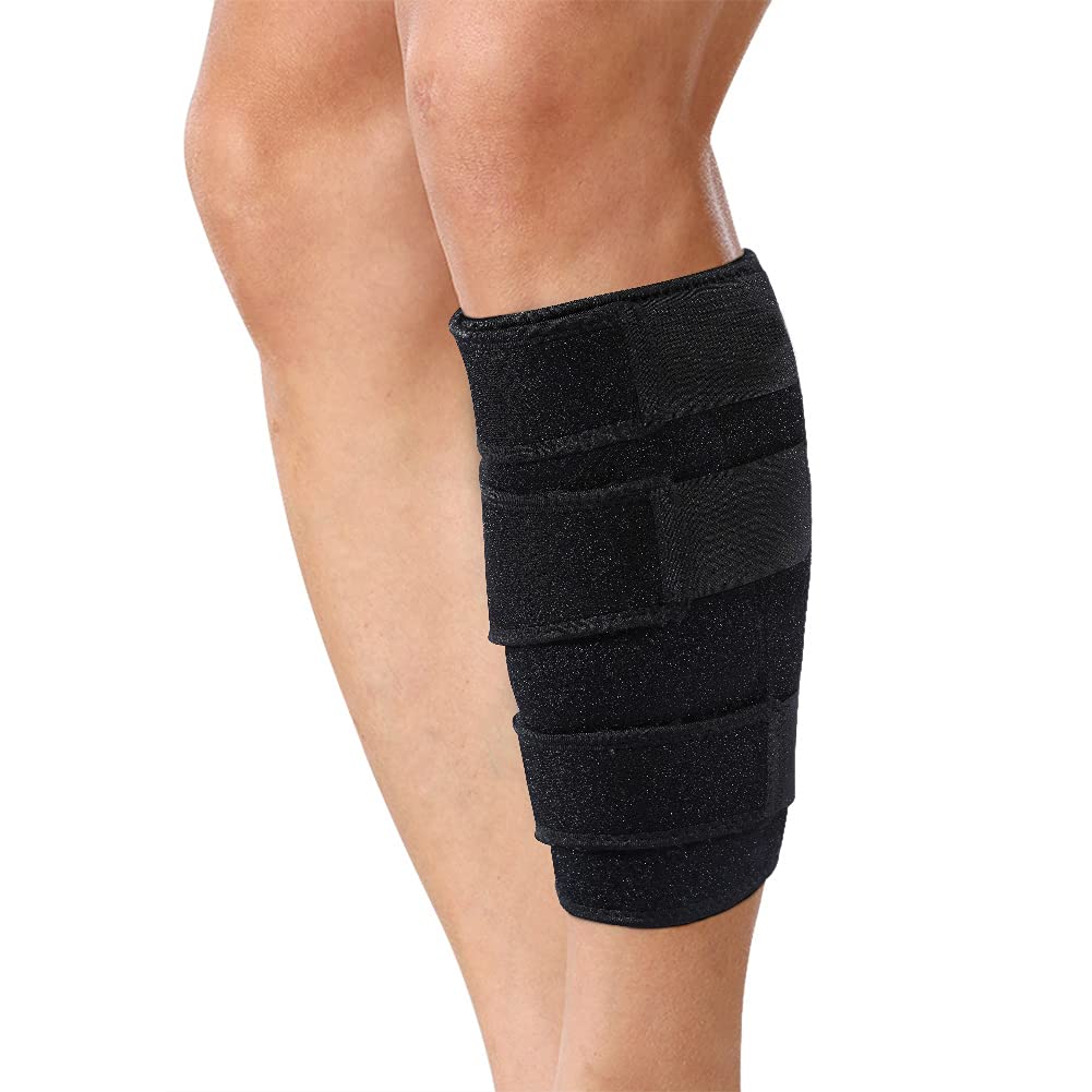 Omabeta Calf Support, General Size Heal the Injury Easy To Wear Leg Support Shin Splints High Flexibility Moisture Wicking for Help Heal and Prevent Injury