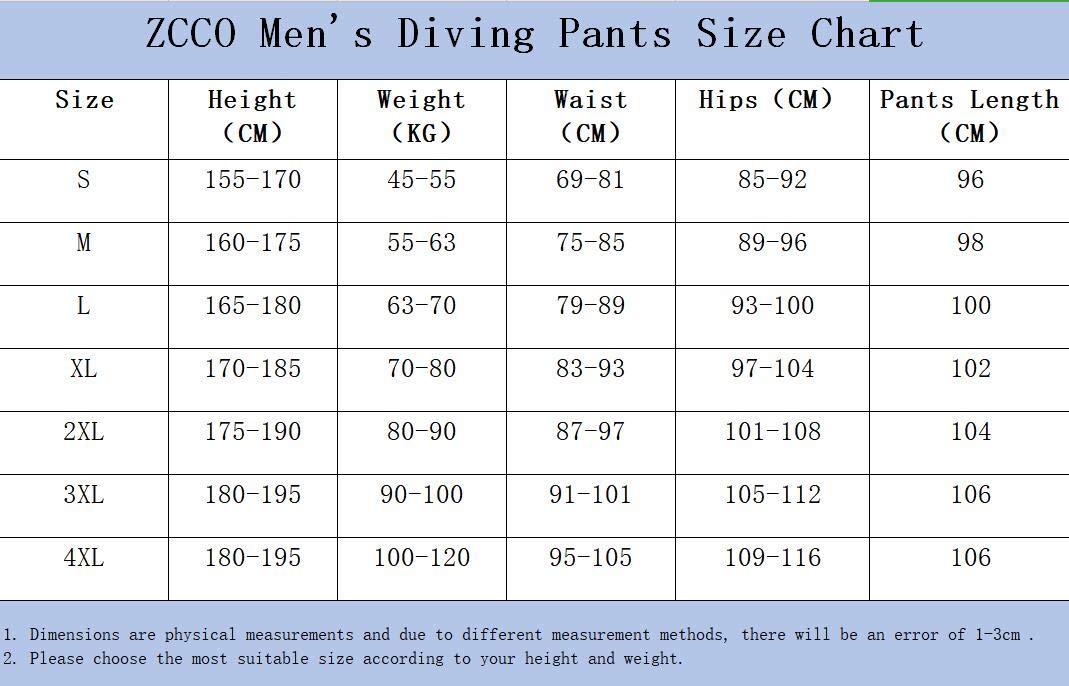Men's Wetsuit Pants, 2mm Neoprene Long Pants for Surfing Kayaking Swimming Diving Canoeing (Black, L)