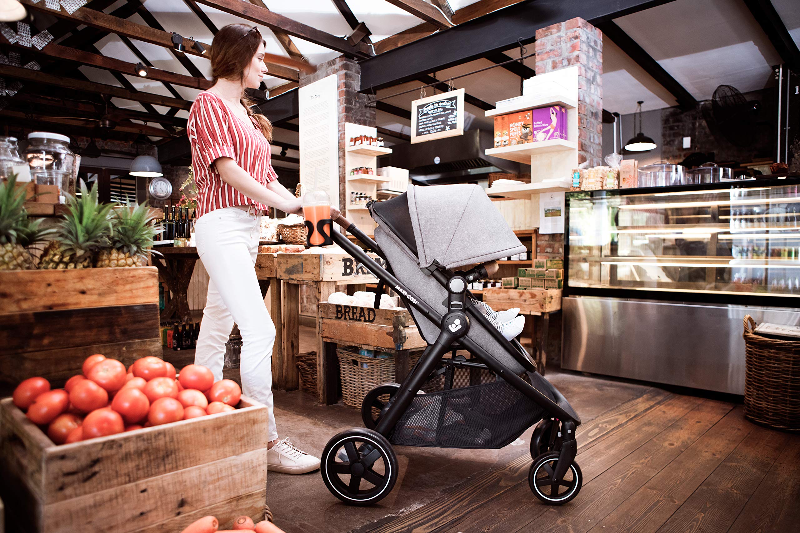 Maxi-Cosi Zelia Max 5-in-1 Modular Travel System, Nomad Black Umber
