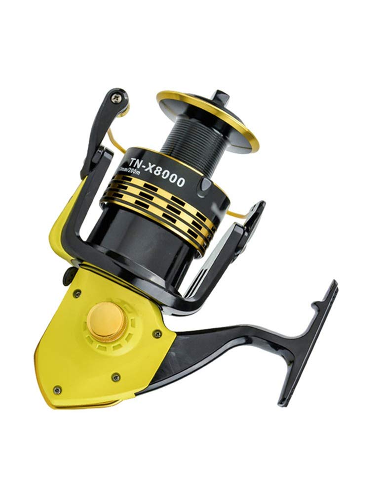LLJPYX7L Compact Reel Faster line Recovery 10BB Rust-Proof Bearings Interchangeable Left and Right, Suitable for Salt Water and Freshwater Fishing (Color : 9000)