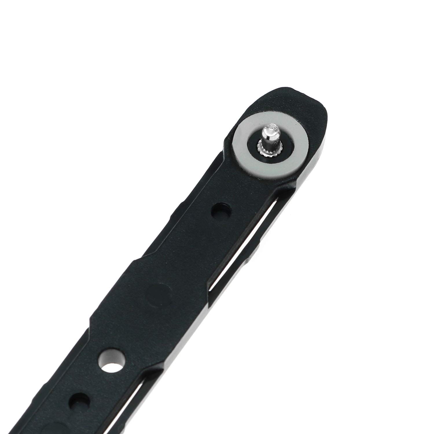 Maxmoral 2pcs Chassis Hard Drive Mounting Rails Plastic Black