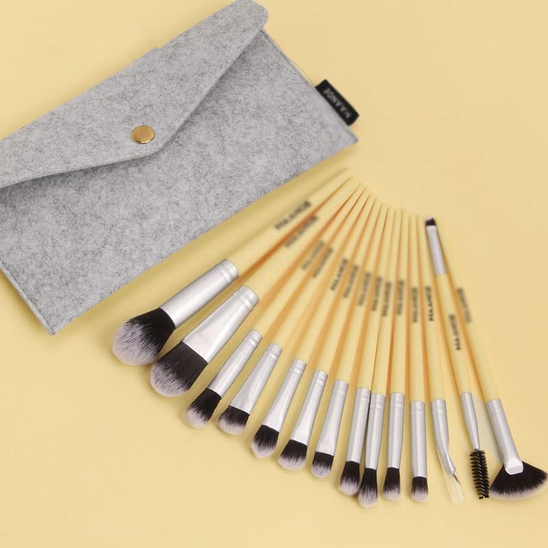 TREXD 14pcs Makeup Brushes Brush Set for Foundation Powder Blush Eyeshadow Concealer Lip Eye Make Up Brush Cosmetics Beauty Tools