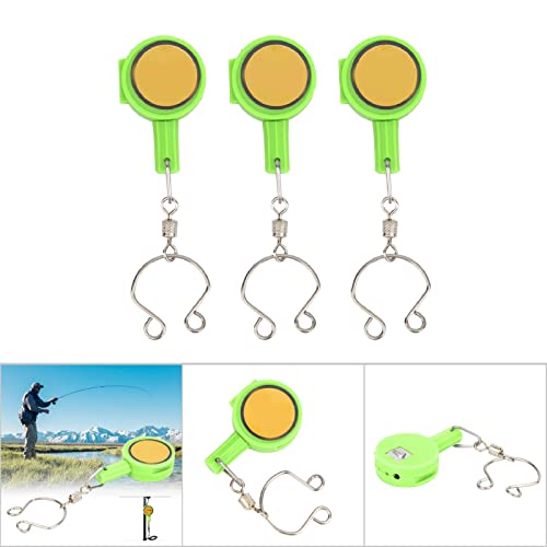 Quick Fishing Knot Tool, 3Pcs Lightweight Fishing Tackle for Water(Green, OPP3 Pack)