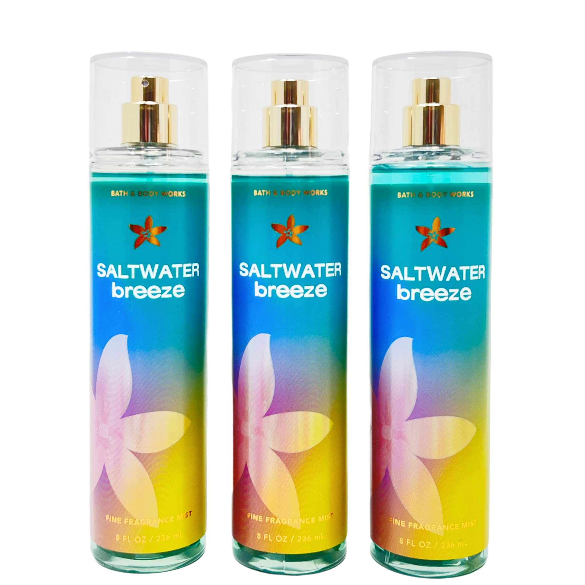 Saltwater Breeze Gift Set Trio - Includes 3 Fine Fragrance Mist - Full Size
