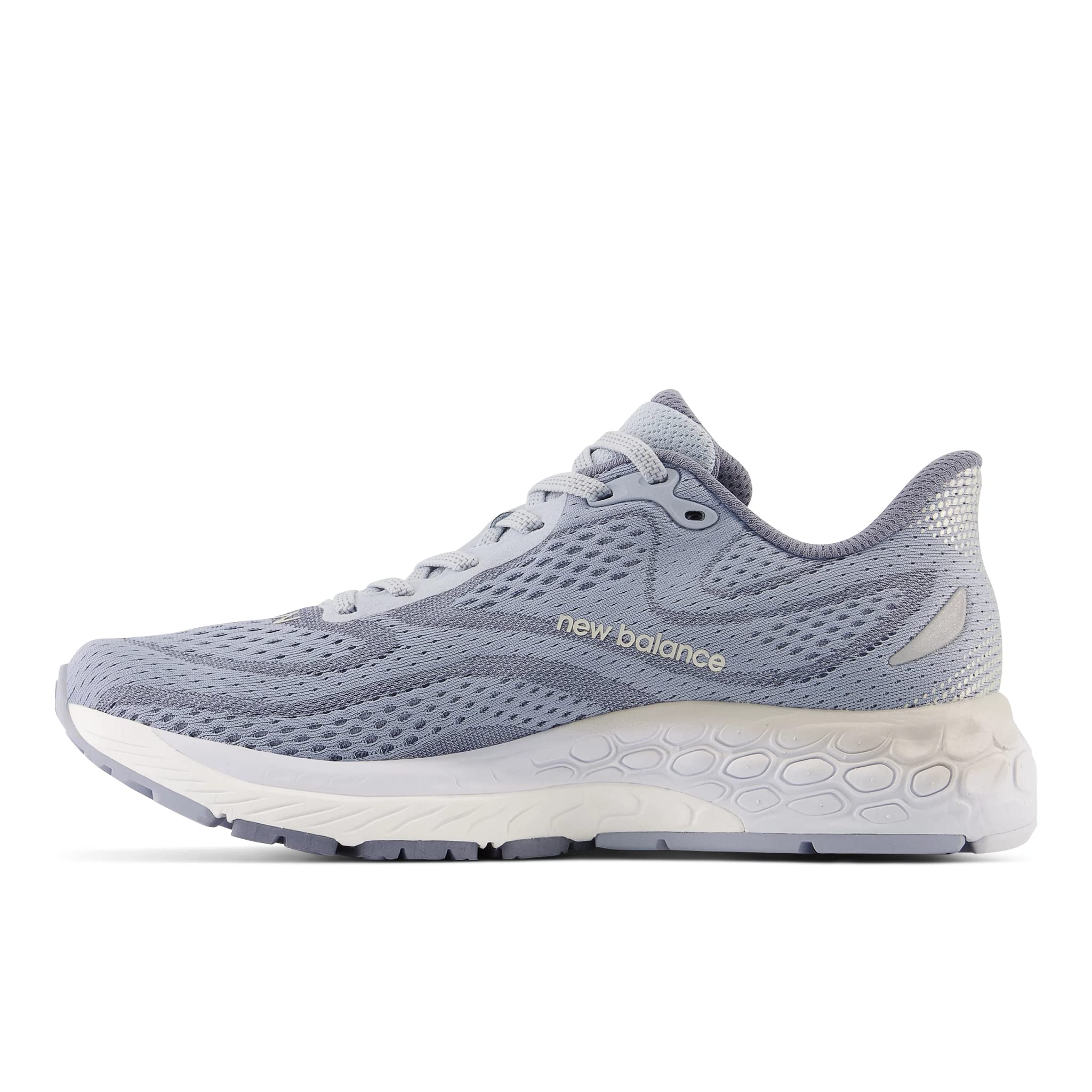 New Balance Women's W880G13 Running Shoe, Light Arctic Grey/Arctic Grey/Light Silver Metallic, 10.5 Wide