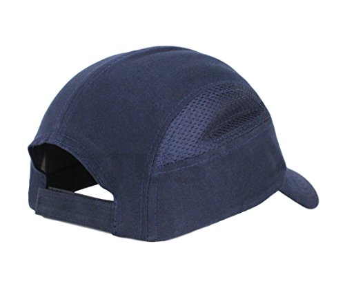 TITUS Lightweight Safety Bump Cap - Baseball Style Protective Hat (Black Vented)