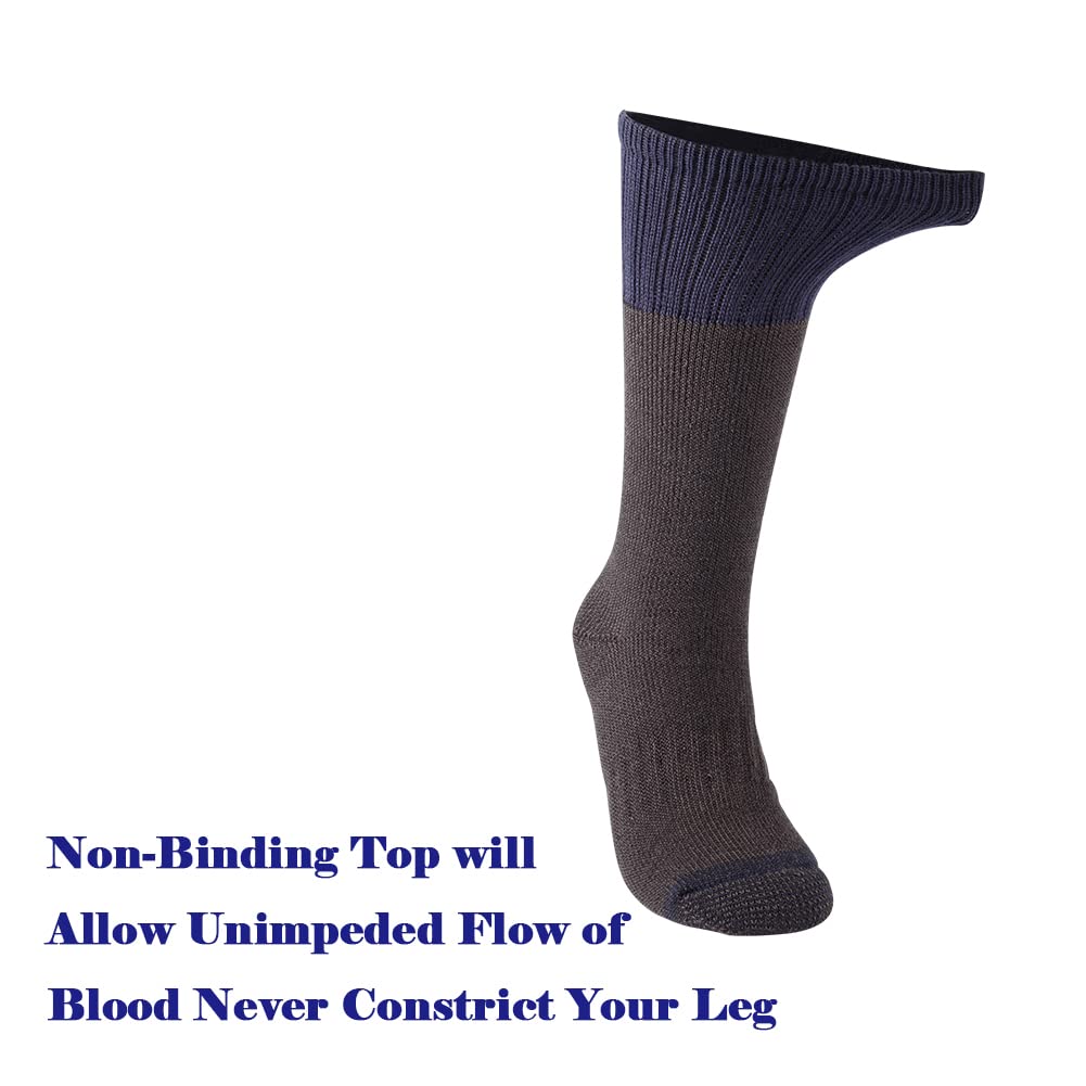 NEVSNEV Women's Thermal Socks 78% Merino Wool Warm Socks Outdoor Hiking Trail MID-CALF Sock (US 9-11)(4Pairs)