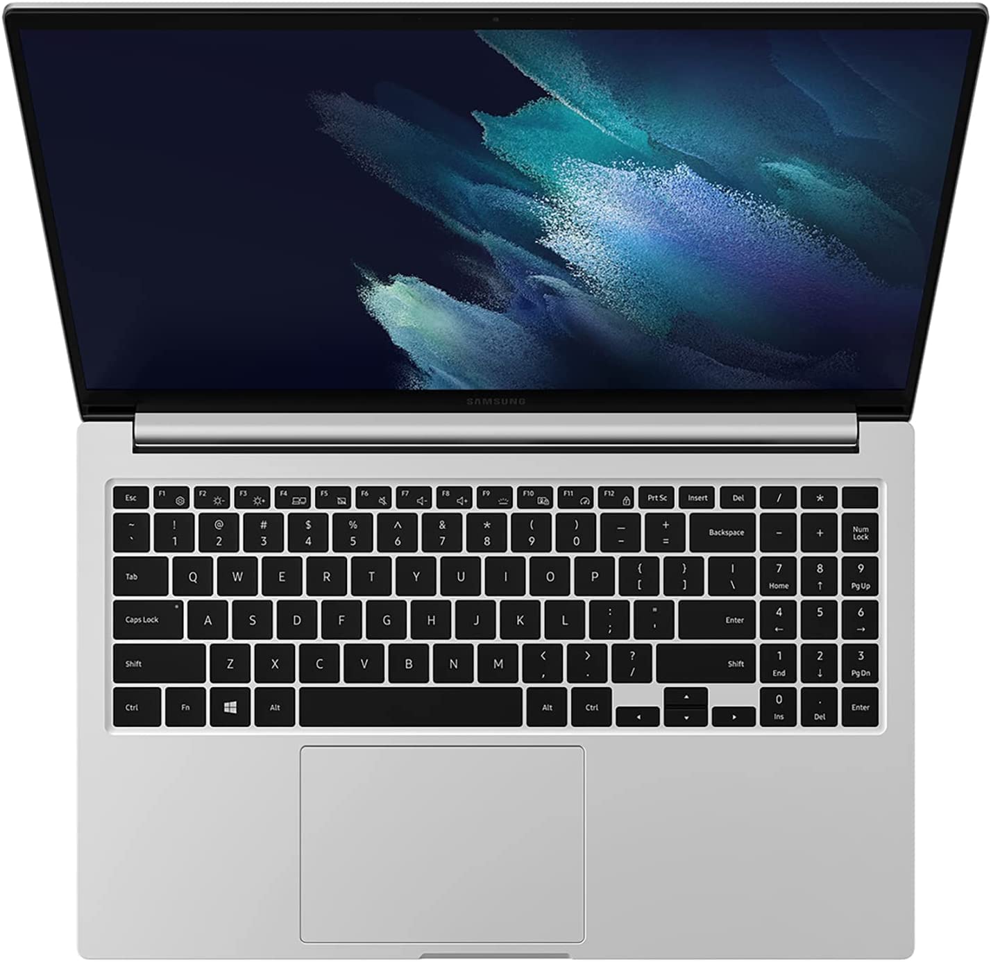 SAMSUNG Galaxy Book 15.6" 256GB Mystic Silver, NP750TDA-XD1US Intel Core i7-1165G7 Processor Windows 11 Home