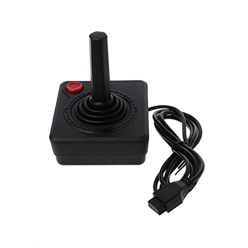 QILIANG Retro Classic Controller Gamepad Joystick Fit for Atari 2600 Game Rocker with 4-Way Lever and Single Action Button Game Joystick