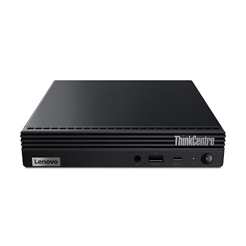 Lenovo ThinkCentre M60e MFF Business Desktop, Intel Core i3-1005G1 Processor, 16GB RAM, 512GB SSD + 1TB HDD, HDMI, Display Port, RJ-45, Wi-Fi 6, Wired Keyboard & Mouse, Windows 11 Pro, Black