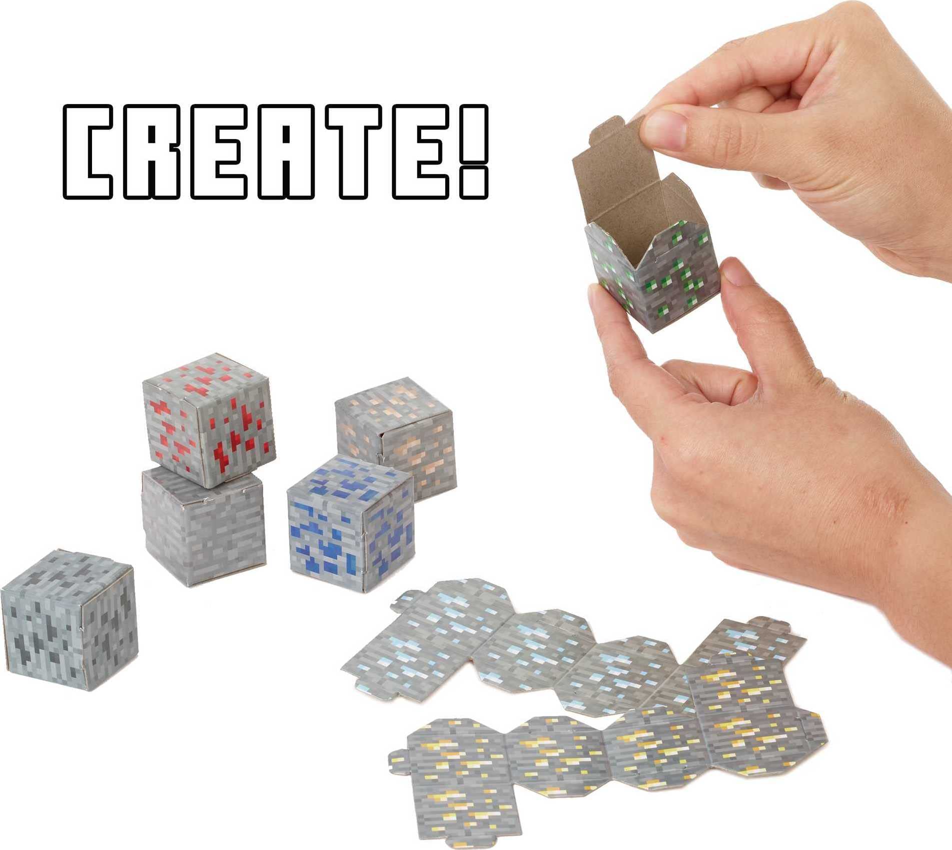 Minecraft Minecart Mayhem Playset With Steve Character Figure, Launching Cart And Accessories, Creation, Exploration And Survival Game For Kids Ages 6 Years And Older