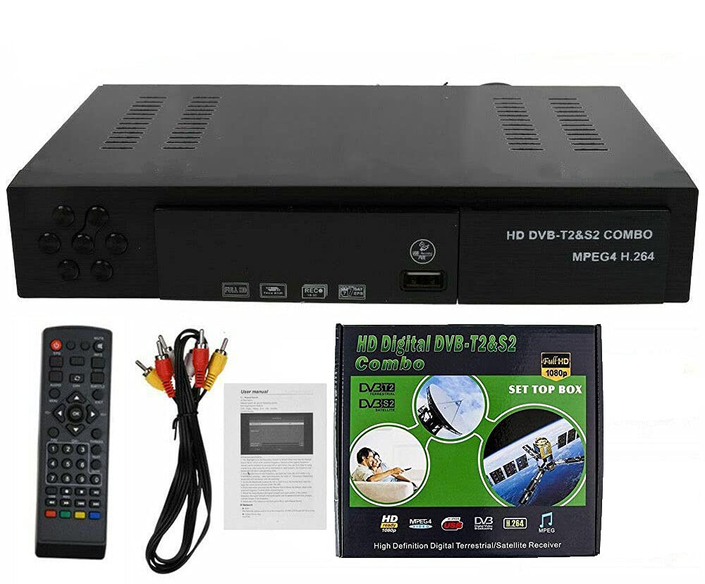 Mingbao New Full Free to Air FTA HD Smart Digital Satellite TV Receiver DVB-T2+DVB-S2 1080P Decoder Tuner MPEG4