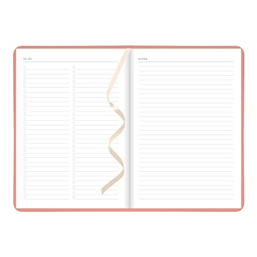 Letts Conscious Weekly/Monthly Planner, 12 Months, January to December, 2024, Sewn Binding, A5 Size, 8.25" x 5.875", Multilingual, Clay (C082397-24)