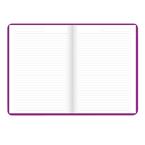 Letts of London Dazzle Academic Weekly Planner, August 2023 to July 2024, Week-to-View, Sewn Binding, Multilingual, A5 Size, 8.25" x 5.875", Purple (C031116-24)
