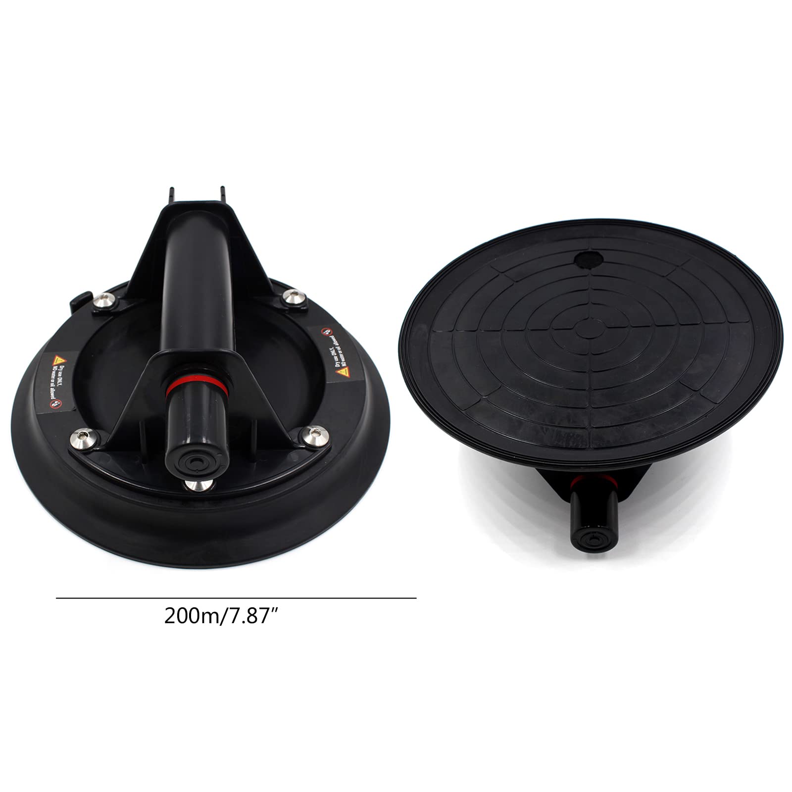 Saddgo 8 Inch 200 Kg Vacuum Suction Cup Vacuum Panel Lifter Heavy Duty Hand-held Vacuum Panel Lifter Vacuum Plate Handle Glass