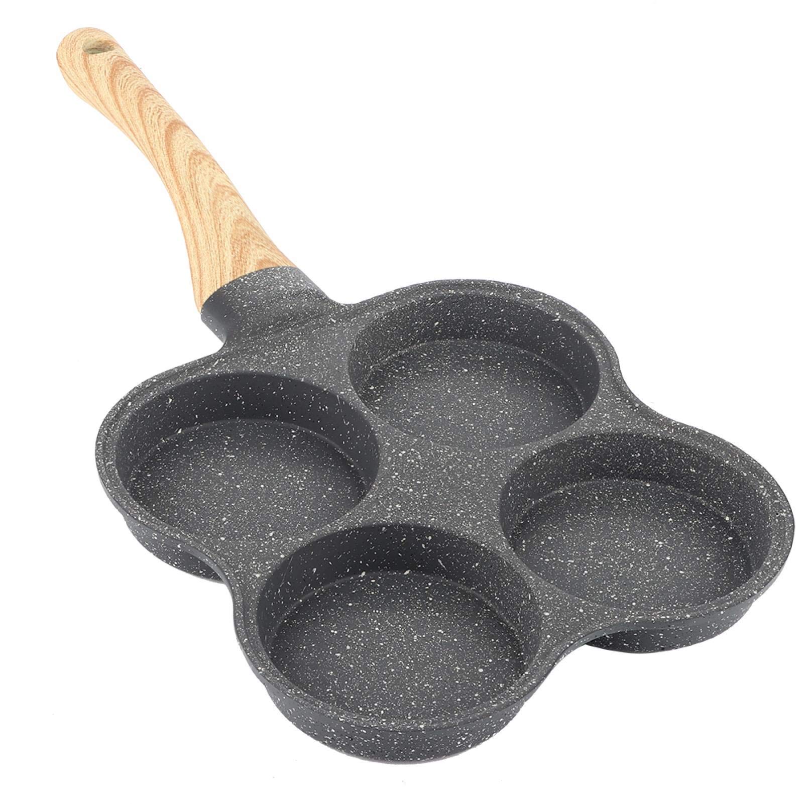 Omelet Pan, Ergonomic Multipurpose Maifan Stone Coating Antiâscalding Handle Pancake Pan, for Home Kitchen