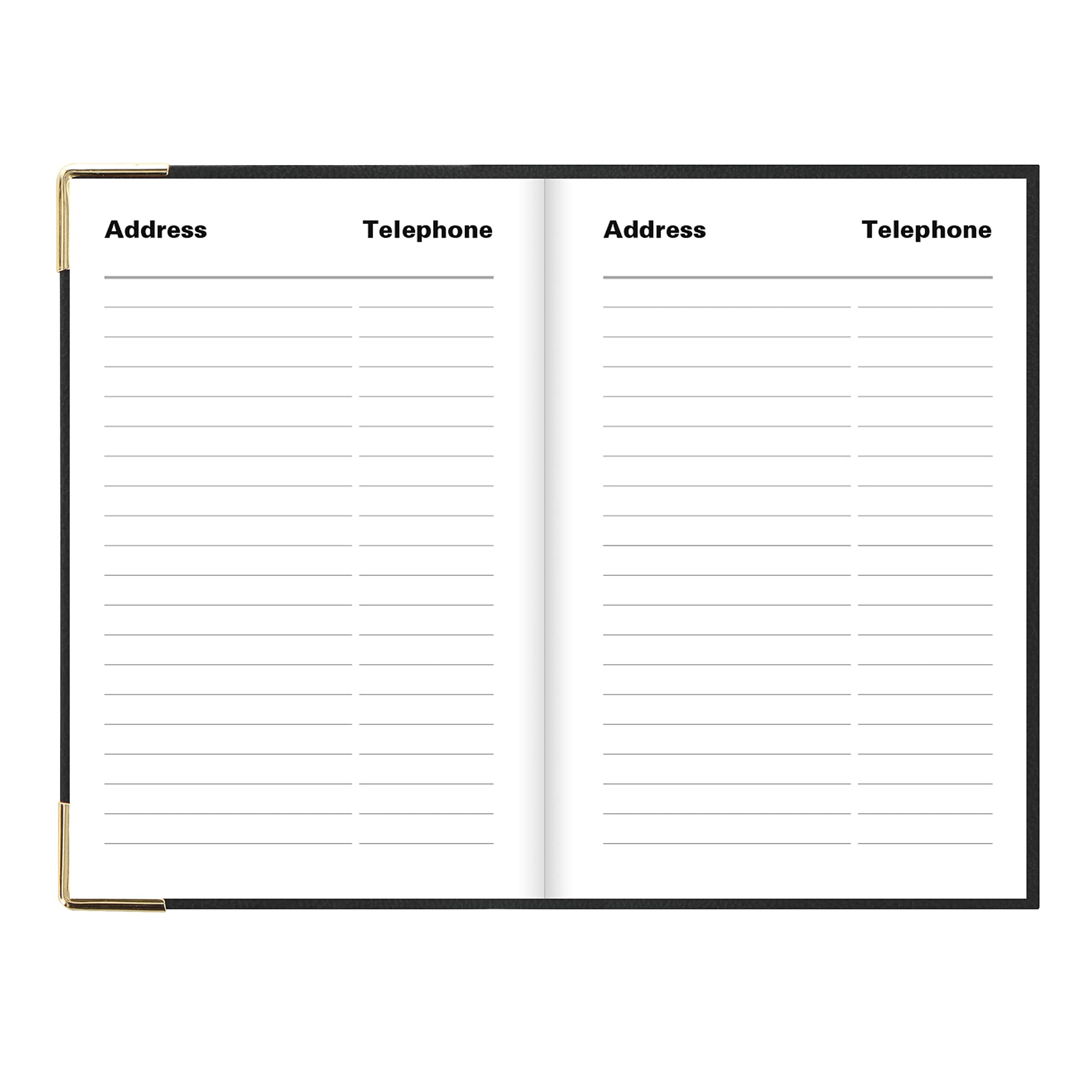 Letts of London Classic Daily Planner, 12 Months, January to December, 2024, Day-Per-Page, Pocket Size, 4.25" x 2.75", Black (C12EBK-24)