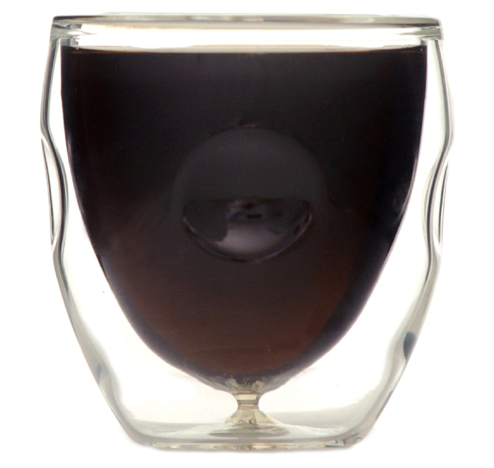 Ozeri Moderna Artisan Series Double Wall Beverage and Espresso Shot Glasses, 2-Ounce, Set of 4