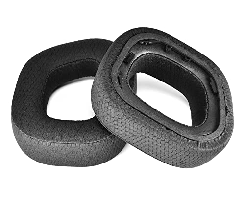 VEKEFF HS80 Earpads - Replacement Ear Cushion Pads Compatible with Corsair HS80 RGB Wireless Headphone (Fabric Mesh Gray)