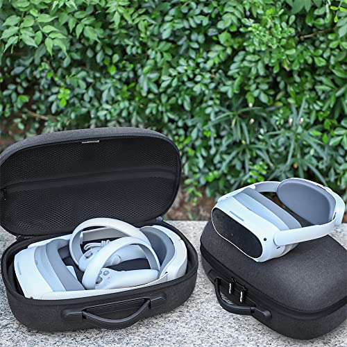 Storage Bag Applicable, Vr Glasses All-In-One Head Shell Shock Absorption Carry Protective Suitcase Accessories,Carrying Case With Mesh Storage