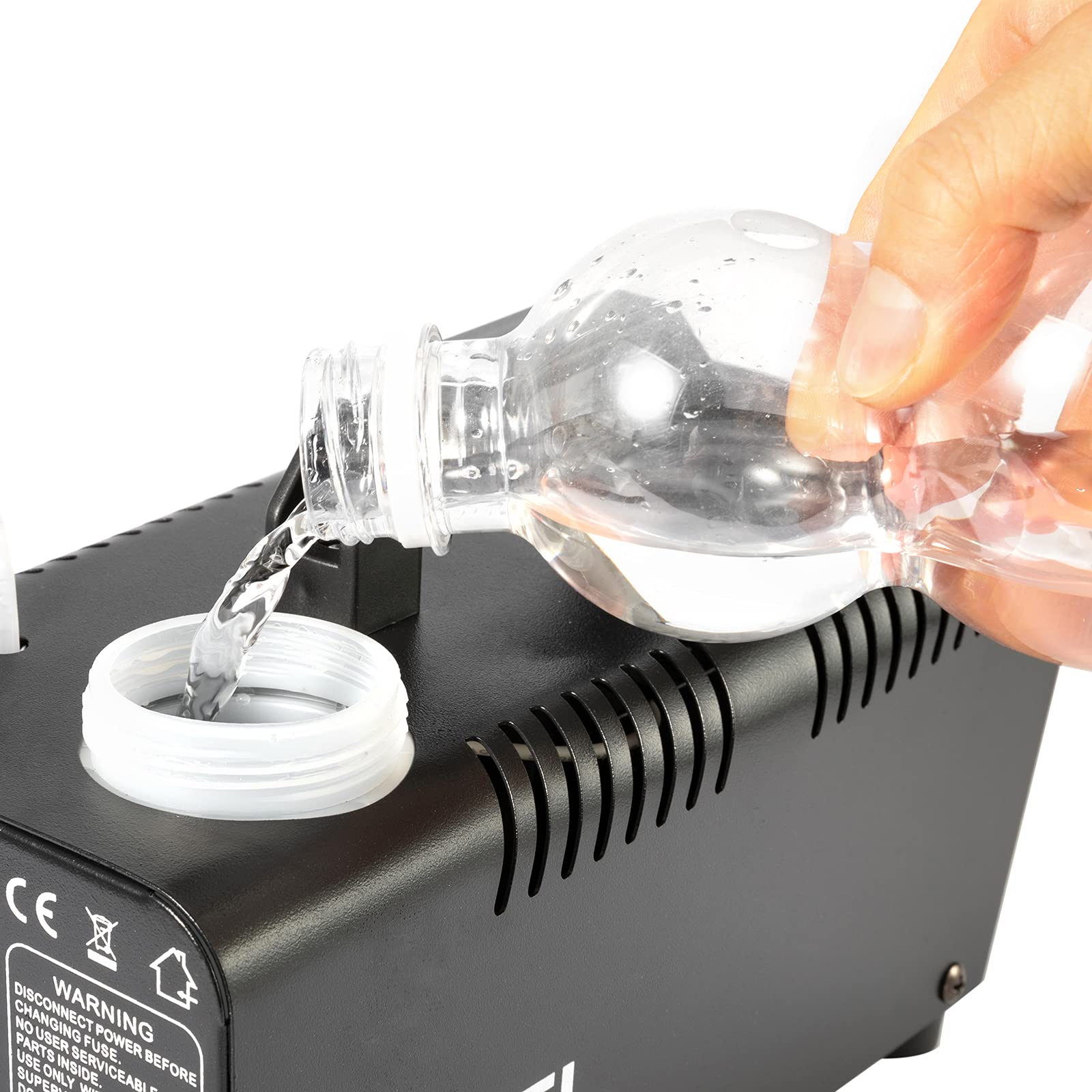 MFL. Fog Machine, Portable Smoke Machine with Wired Controller and Auto Spray Button for Stage, Disco, Halloween and Weddings (400W, 2000 CFM)