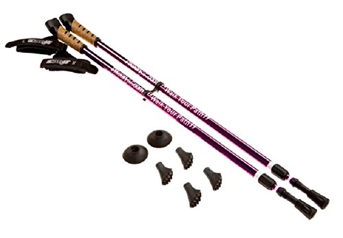 Keenfit Purple 2-Piece Fitness Exercise Agility Walking Poles