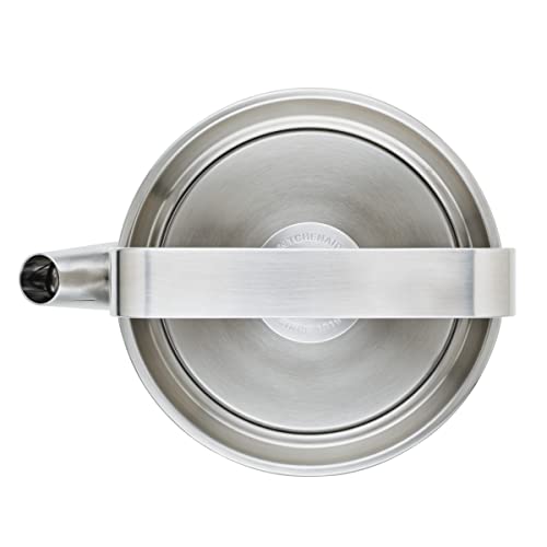 KitchenAid Teakettles Stainless Steel Whistling Teakettle, 1.9 Quart - Brushed Stainless Steel