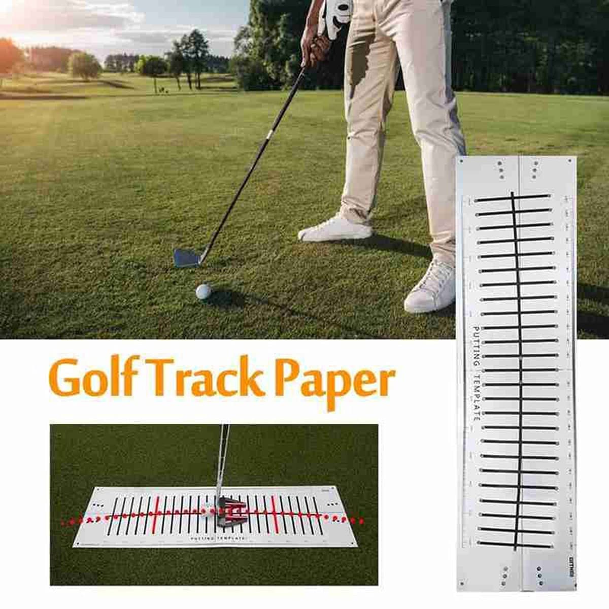 QONIA Golf Putter Putting Mat Trainer Indoor Putting Green Pad Equipment Golf Hitting Aids Blanket Kit