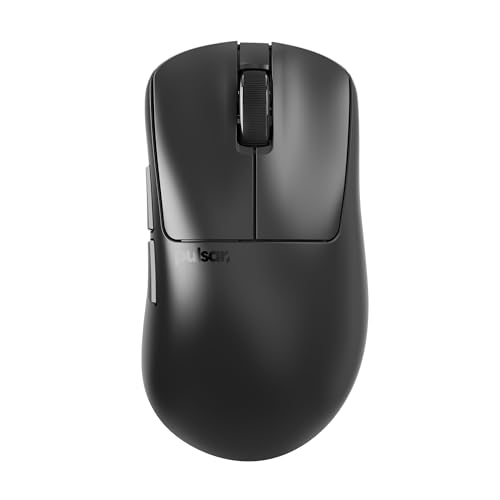 Pulsar Gaming Gears - Xlite V2 Wireless Gaming Mouse, Ultra Lightweight, 2.1 oz (59 g), Ergonomic 2.4 Ghz 1 ms 20000 DPI Optical Sensor PAW3370 Domestic Genuine Product (Medium, Wireless, White)