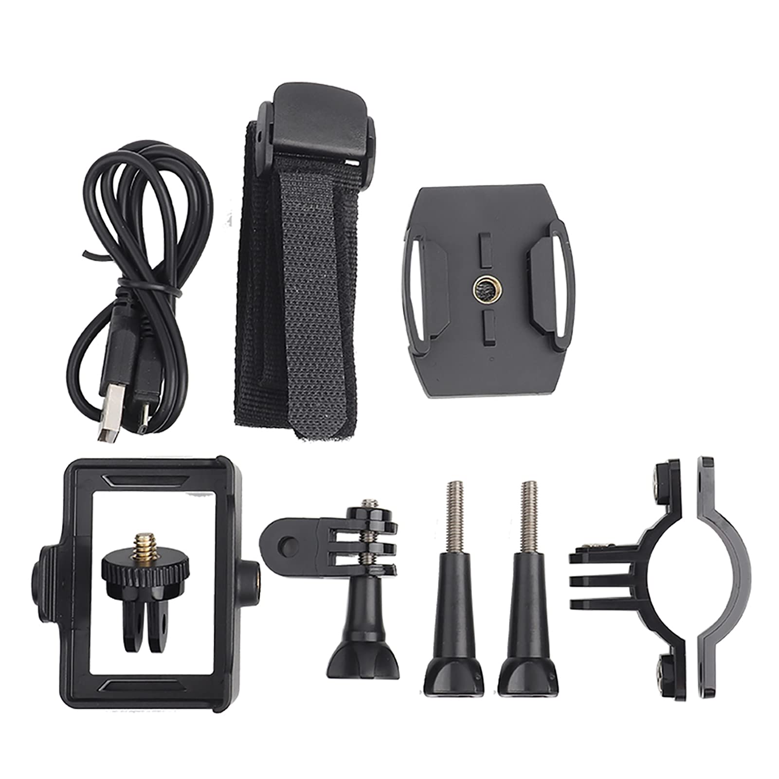 Mini Sports Camera,2inch 1080P Full LCD Screen Action Camera 4K Waterproof 30m Video Camera with Mini Camcorder Mounting Accessories Kits, BracketGold