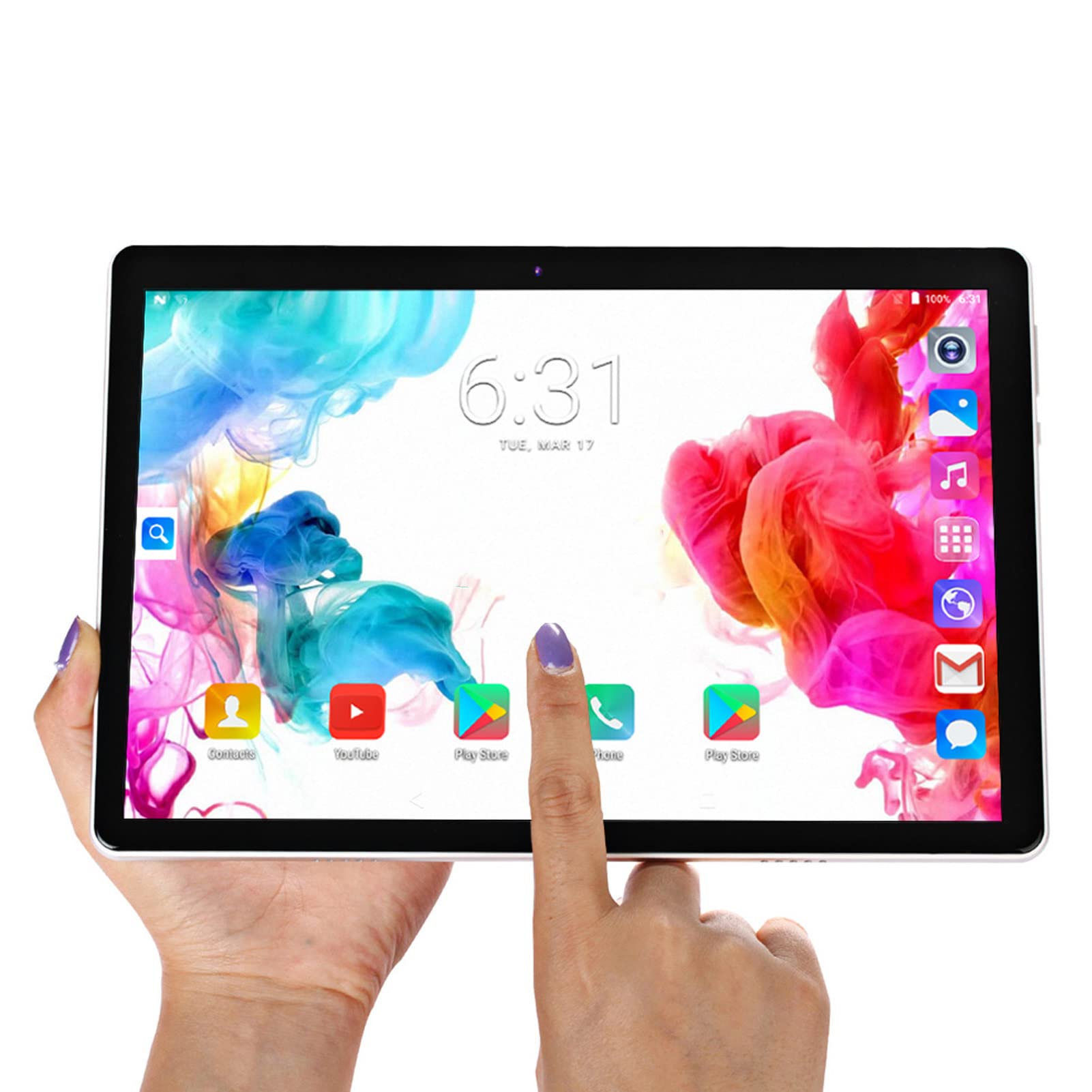 Mini Tablet HD Screen for Android11.0 System 10.1 Inch ROM 512GB Tablet for Office (US Plug)