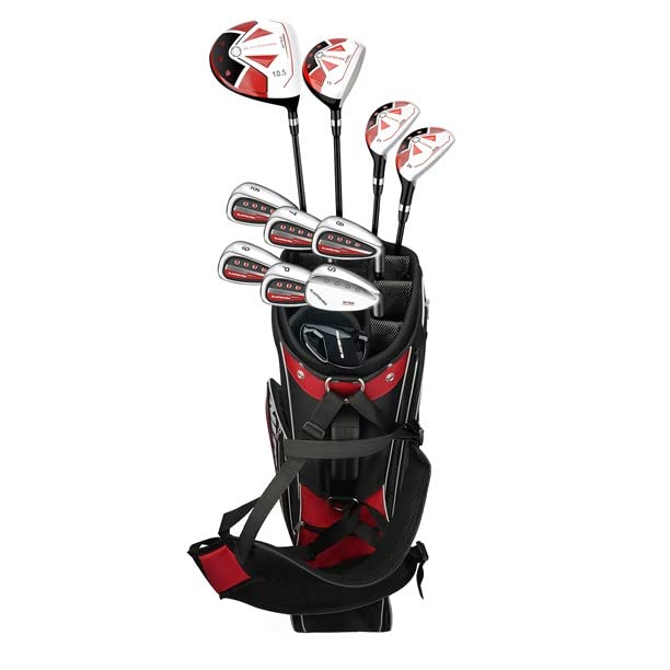 Nitro Blaster Golf Set Graphite Mens Pro Right Handed, Silver