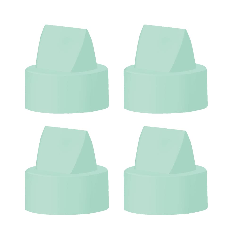 Maymom Duckbill Valve Compatible with Momcozy S9/S12, Spectra Caracup, FEISIKE Cup 2011 Version, TSRETE; 4pc (Green)
